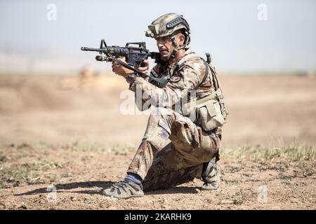 Turkish and Iraqi armament a joint military exercise on the Turkish ...
