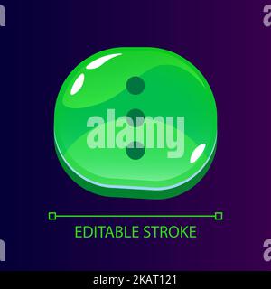 Webpage options glossy ui button with pixelated icon Stock Vector Image & Art - Alamy