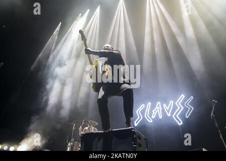 English punk band Slaves play at The O2 Arena. The band consists of ...