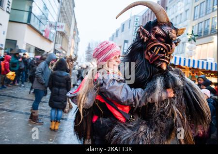 December 10th, Munich. About 300 masked beings frighten passers by ...