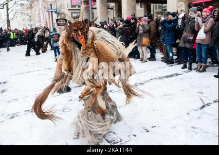 December 10th, Munich. About 300 masked beings frighten passers by ...