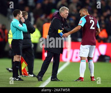 West Ham United's manager David Moyes during the Premier League match ...