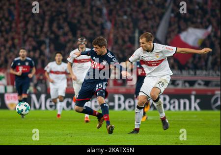 Bayern's Thomas Mueller during the German Bundesliga soccer match ...