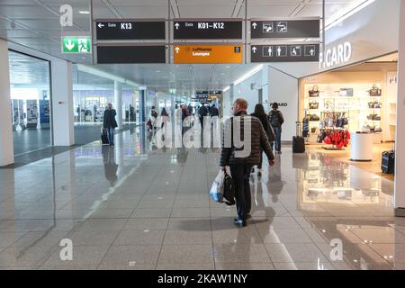Images from inside the gates and the terminal of Munich international ...