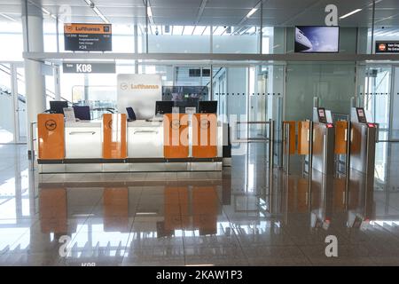 Images from inside the gates and the terminal of Munich international ...