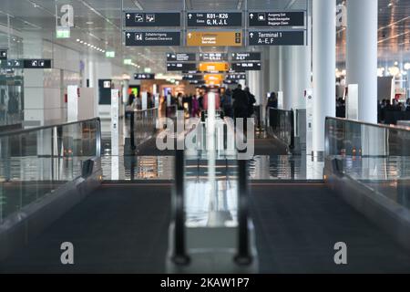 Images from inside the gates and the terminal of Munich international ...
