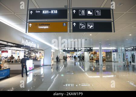 Images from inside the gates and the terminal of Munich international ...