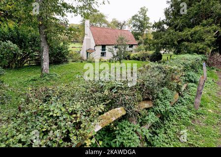 Exterior of the Youth Hostel Association's Tanners Hatch cottage on ...