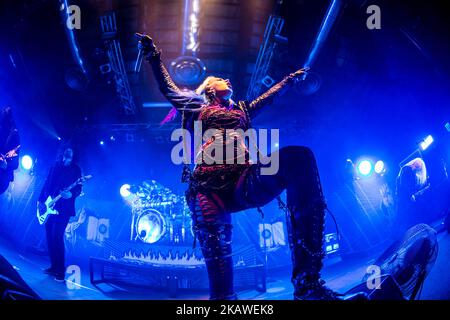 Alissa White-Gluz ot the Swedish melodic death metal band Arch Enemy ...