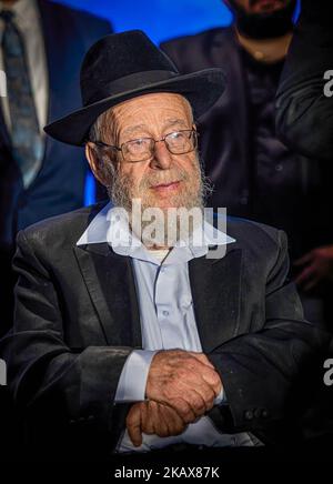 Rabbi Nov Lior spiritual leader of the ultra nationalist far right ...