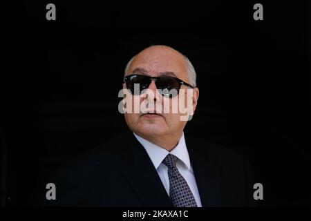 Presidential candidate Musa Mustafa Musa going from his home to casts ...