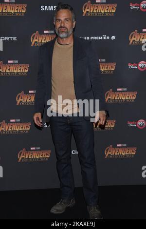 Actor Mark Ruffalo starring as Hulk is seen arriving at black carpet of ...