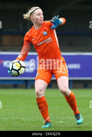Chelsea Ladies Hedvig Lindahl during UEFA Women Champion League Round ...