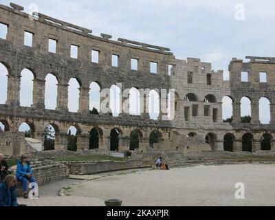 One of the 6th largest surviving Roman amphitheatres in the world, Pula ...
