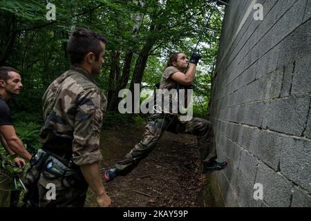 Tessa Worley in Viriville, France, on May 30, 2018. The mountain ...