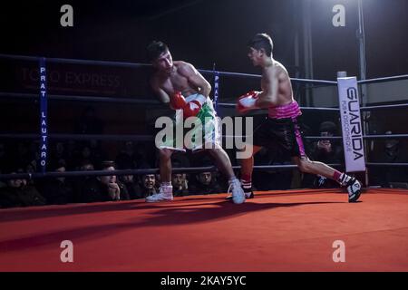 Osorno, Chile. 2 June 2018. Combat for the Super Gallo category between ...