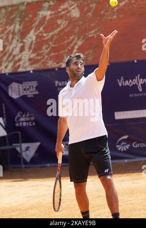 Benjamin Hassan during match between Antonio Massara (ITA) and Benjamin ...