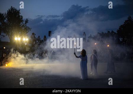 Evening light on Mount Olympus from the Bailey Range Olympic National ...