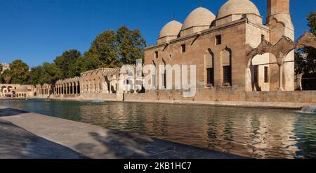 Balikligol - Pool of Abraham and Rizvaniye Mosque in Sanliurfa Turkey ...