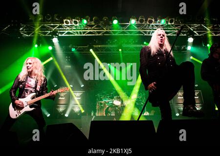 Saxon Nigel Glockler live in der Olympiahalle, München am 25.03.2024 ...