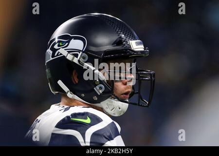 Seattle Seahawks guard Ethan Pocic during an NFL football game against ...