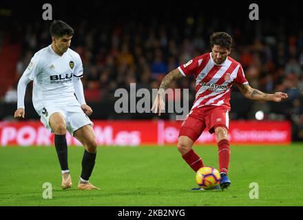 Carles Planas of Girona FC during the La Liga match between Valencia CF ...