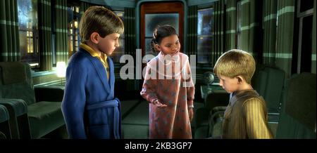 HERO GIRL, HERO BOY, LONELY BOY, THE POLAR EXPRESS, 2004 Stock Photo ...