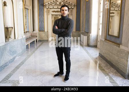 the actor Ricardo Gomez poses during the session of portraits in Madrid ...