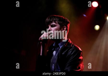 Grian Chatten lead singer of Fontaines DC performs live at London's O2 ...