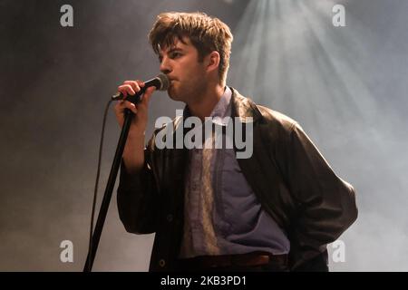 Grian Chatten lead singer of Fontaines DC performs live at London's O2 ...