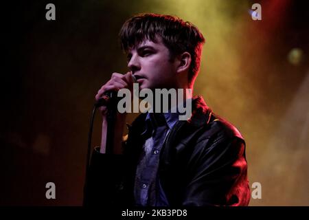 Grian Chatten lead singer of Fontaines DC performs live at London's O2 ...