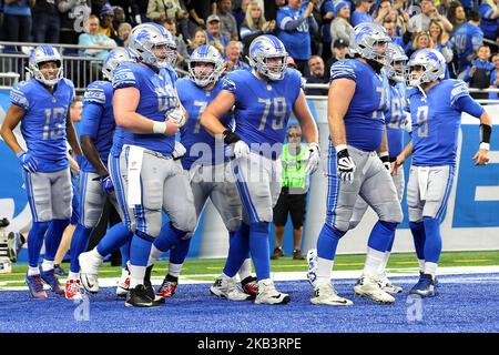 Detroit Lions wide receiver Tyrell Williams (6) runs with the ball ...