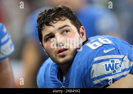 Detroit Lions offensive guard Joe Dahl (66) in action against the ...