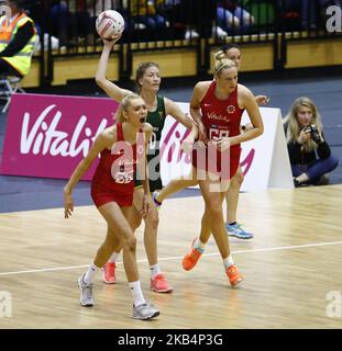 Jo (Joanne) Harten of England (Middle) During Netball Quad Series ...