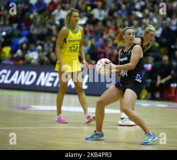 Gina Crampton of New Zealand Silver Ferns During Netball Quad Series ...
