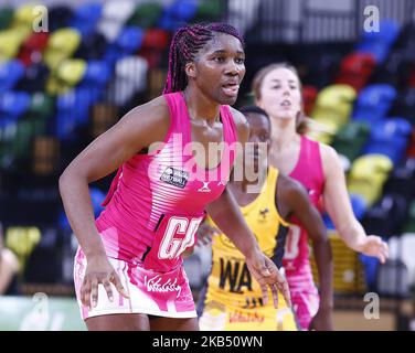 Ama Agbeze of London Pulse and England Roses During Netball Quad Series ...