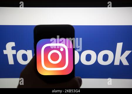 Stock photo of Facebook, Messenger, Instagram and WhatsApp, social ...