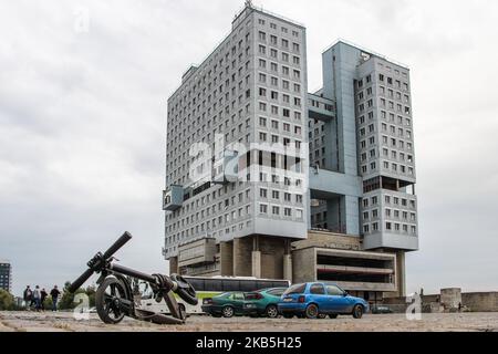 The House of Soviets is seen in Kaliningrad, Russia on 7th, September ...