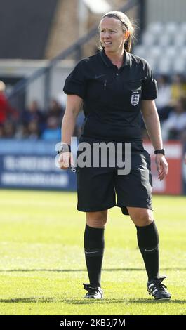 Referee Stacey Pearson during the Women's Super League match at ...