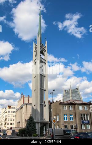 Church of the Sacred Heart of Jesus with tallest in the city bell tower ...