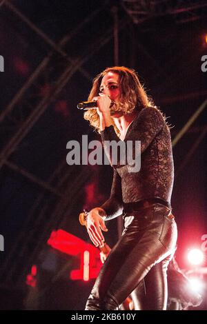 Maneskin performing live at Carroponte Milano, Italy, on September 14 ...