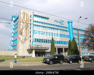 Farmak SAP medicine factory is seen in Kyiv, Ukraine, September 16,2019 ...
