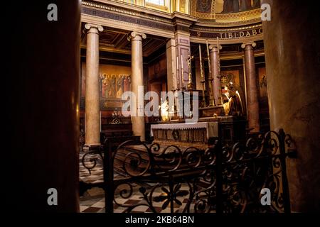 A view of Rennes Cathedral, in Rennes, France, on September 16, 2019 ...