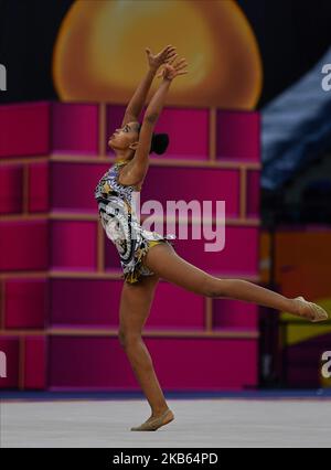Marcia Alves Lopes (Cap Verde) at first day of All-Around ...