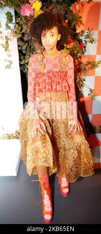 Models present Caroline Hu Spring/Summer 2020 collection during London ...