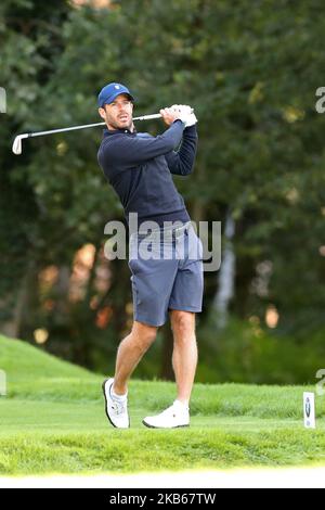 Jamie Redknapp during the Pro-Am of the BMW PGA Open at Wentworth Golf ...