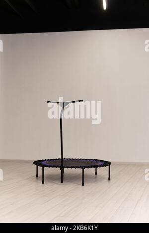 growth white trampoline purple leisure little jump fitness game empty ...