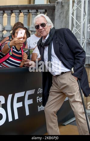 Donald Sutherland arrives at María Cristina Hotel in San Sebastian ...
