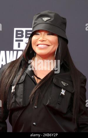 LOS ANGELES - JUN 26: Tisha Campbell-Martin at the 2022 BET Awards at ...