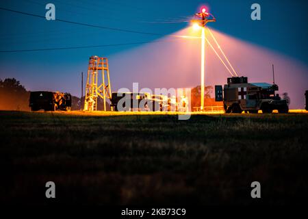 Supporting elements of the 82nd Airborne Division (82nd Abn. Div.) and ...
